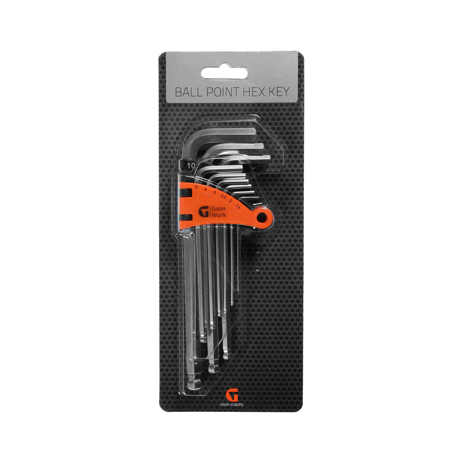 Ball Point Hex Key Set - En kula i änden möjliggör arbete även i trånga ...